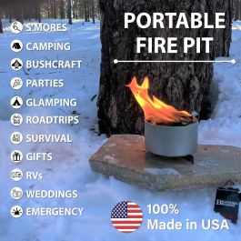 Branded Boards Portable Mini Bonfire Campfire