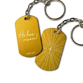 Inspired Indigo Keychain