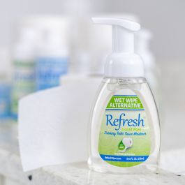 Refresh Liquid Wipe – Toilet Paper Foam